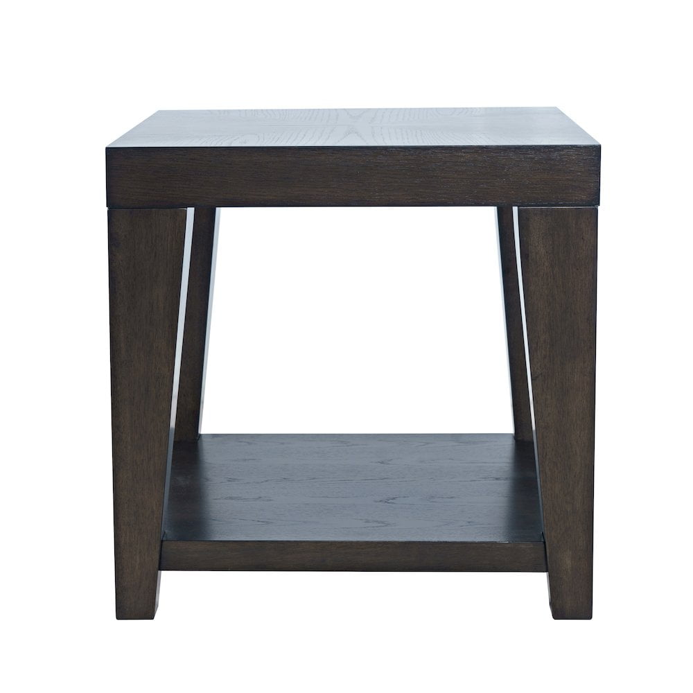 Jofran Laurel Creek Modern Contemporary 24" Square End Table with Open Shelf - Walmart.com