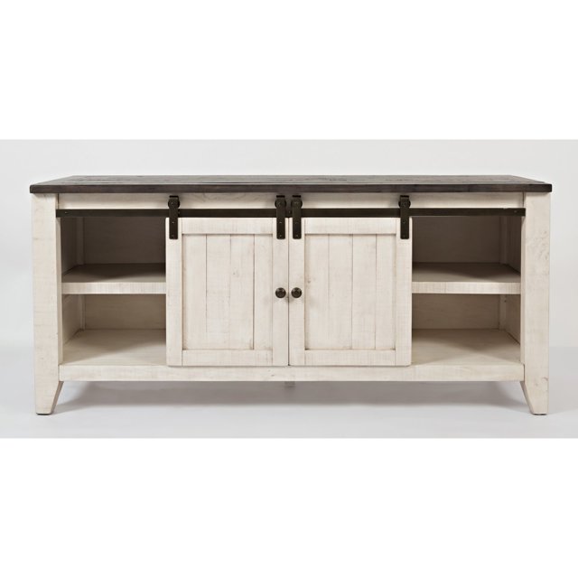 "Madison Country 60"" Rustic Reclaimed Pine Farmhouse Barn Door Console" - Walmart.com