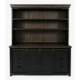 Jofran Madison County Rustic Pine Farmhouse Hutch Server for Dining ...