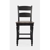 Jofran Madison County Rustic Reclaimed Pine Farmhouse Ladderback ...
