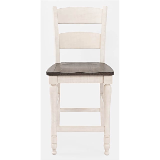 Jofran Madison County Rustic Pine Farmhouse Ladderback Kitchen ...