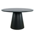Jofran Nash Mid-Century Modern 50" Round Pedestal Dining Table ...
