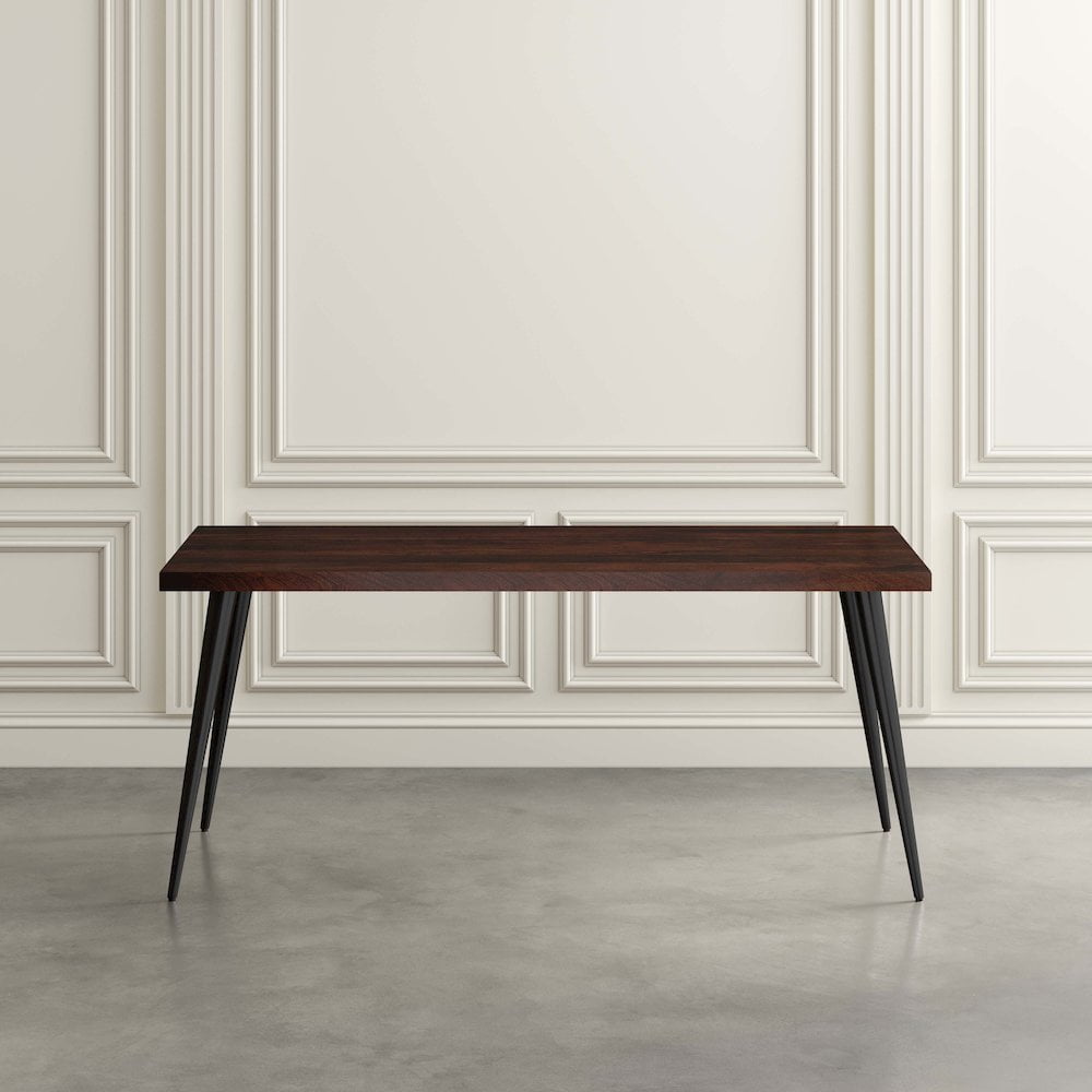 Jofran Prelude 70" Mid-Century Modern Solid Acacia Wood Dining Table ...