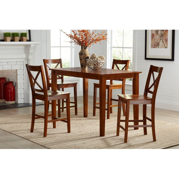 Jofran Simplicity 54" Counter Height Dining Table, Solid Wood, Classic ...