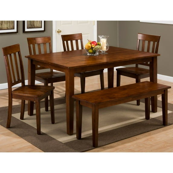 Jofran Simplicity Solid Asian Hardwood 60" Rectangle Dining Table in Honey Finish - Walmart.com