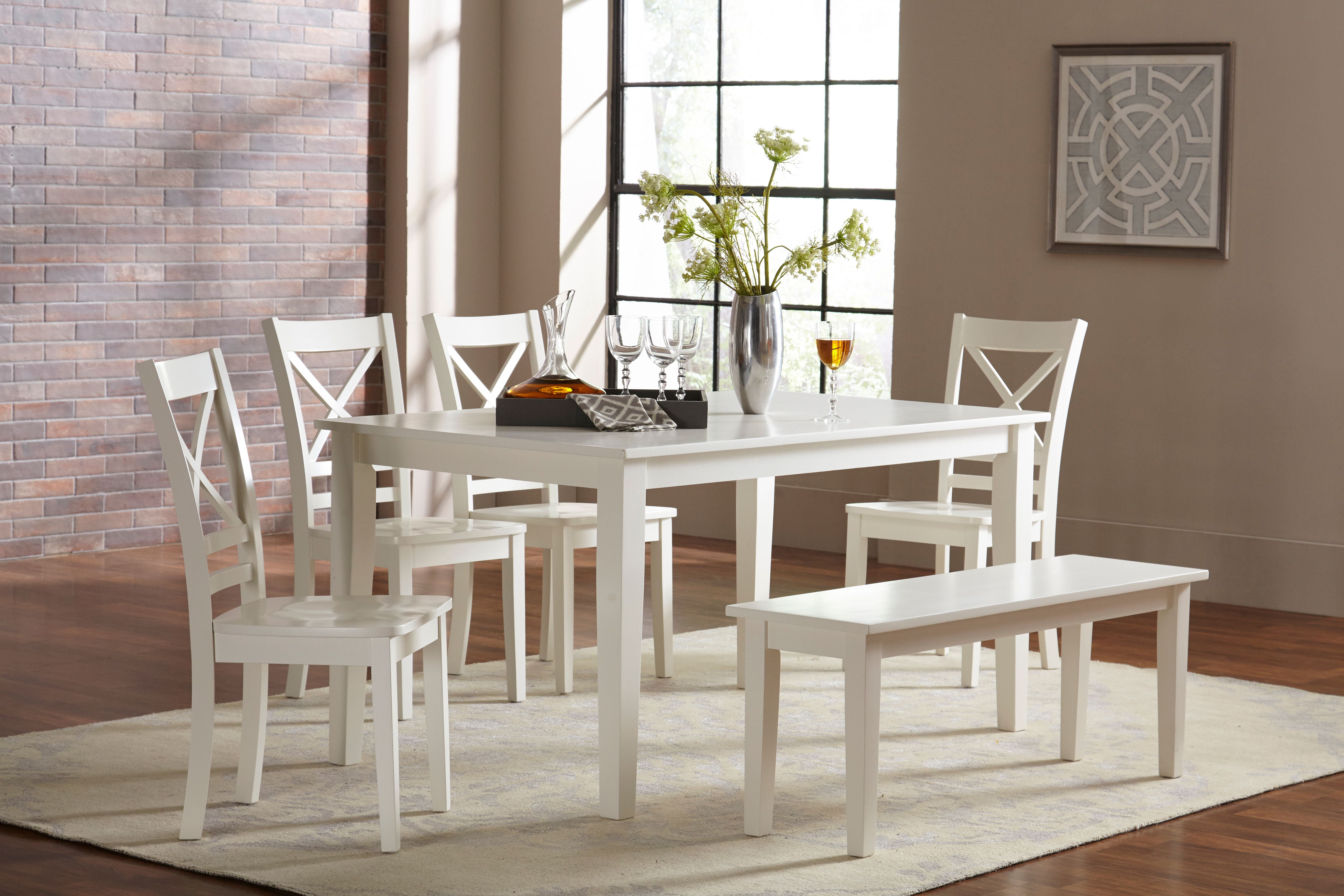 Jofran Simplicity Solid Wood Classic 60" Rectangle Dining Table ...