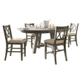 Jofran Telluride Contemporary Rustic Farmhouse Five Piece Counter ...