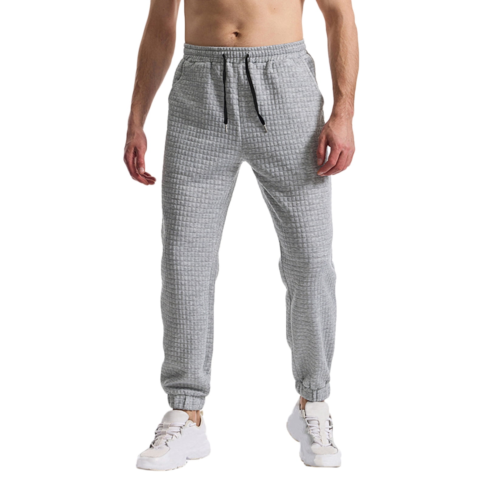 Jogger Pants for Men Summer Casual Workout Athletic Gym Pants Elastic ...
