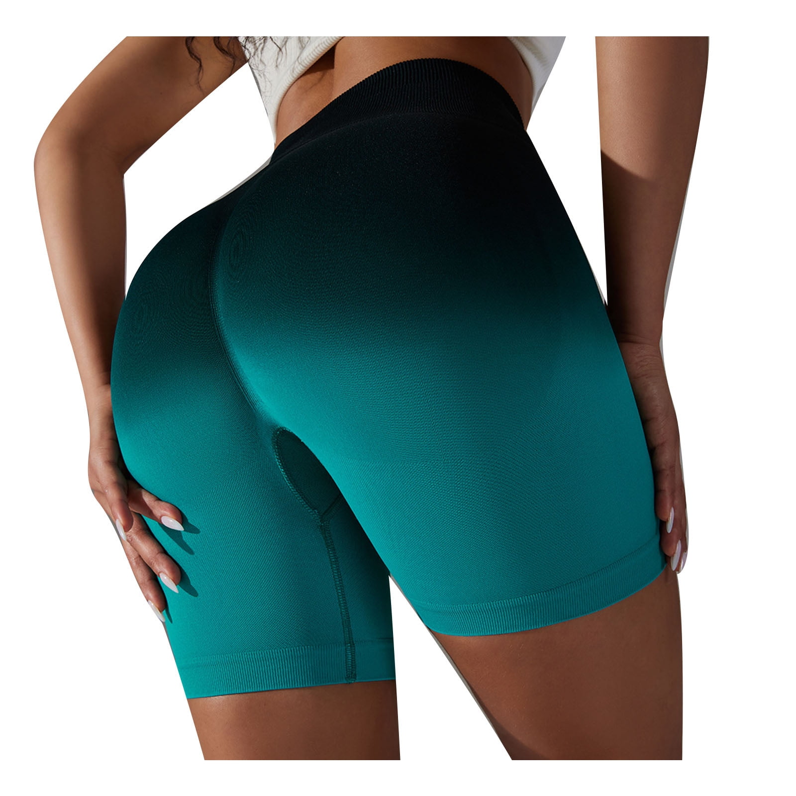 Jogger Shorts for Women, Womens High Waisted Stretchy Quick-dry Y2k Shapewear Hip Lift Thigh ...