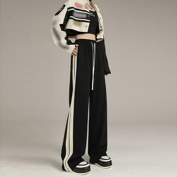 Jogger Sweatpants Womens High Waisted Baggy Lounge Jogger Sweatpants ...