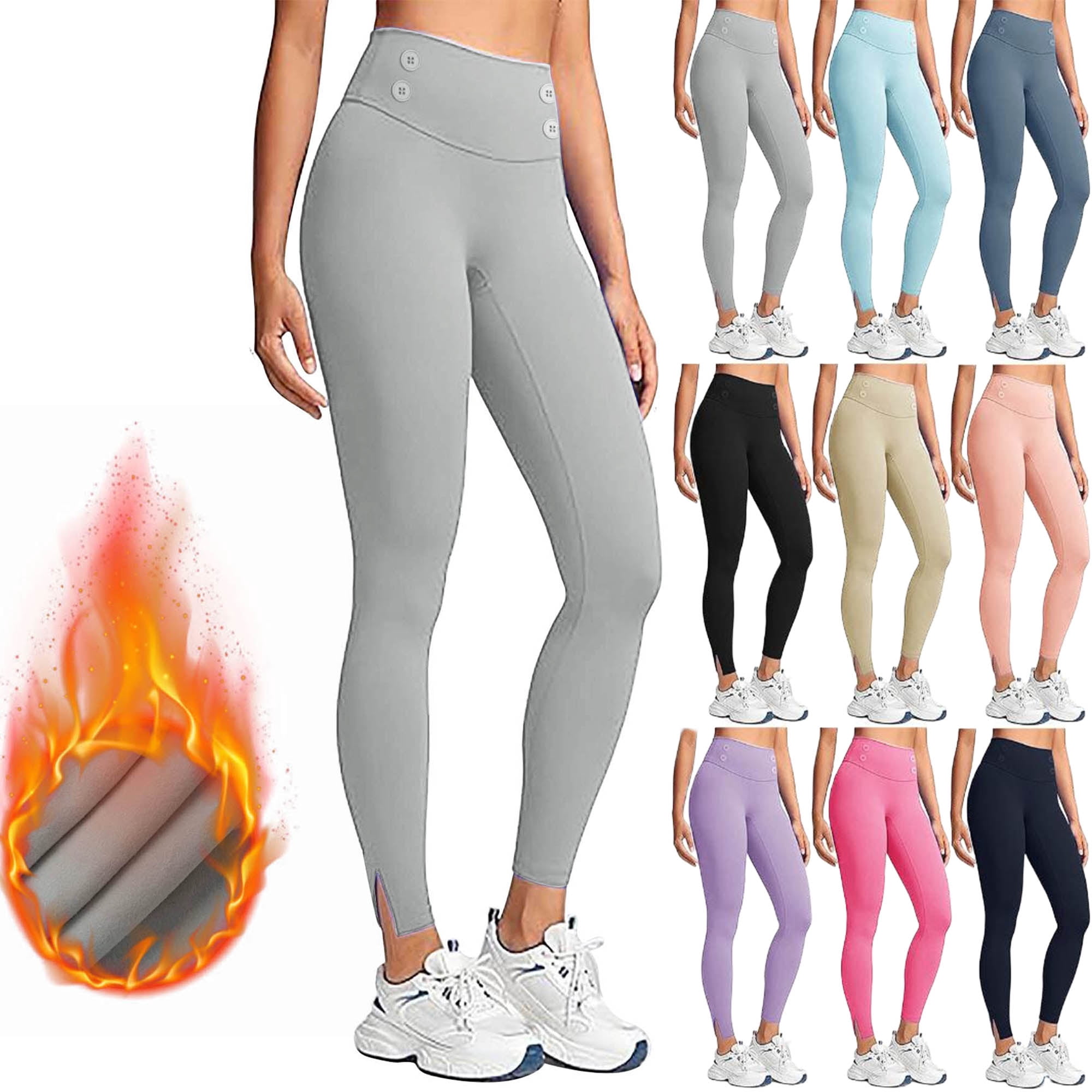 Joggers Yoga Athletic Pants for Women Plus Size Bodybuilding Slim High ...