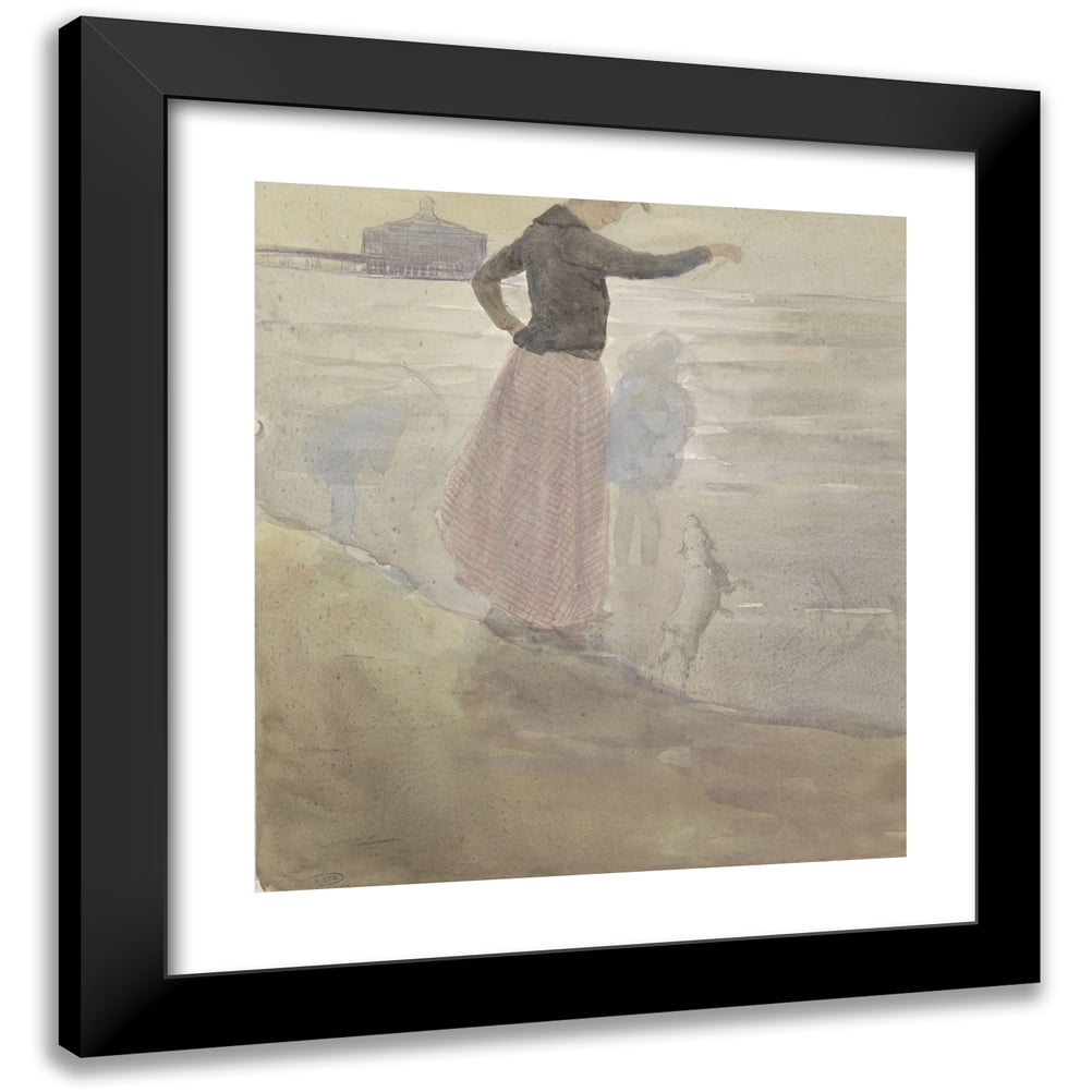 Johan Antonie de Jonge 12x13 Black Modern Framed Museum Art Print ...