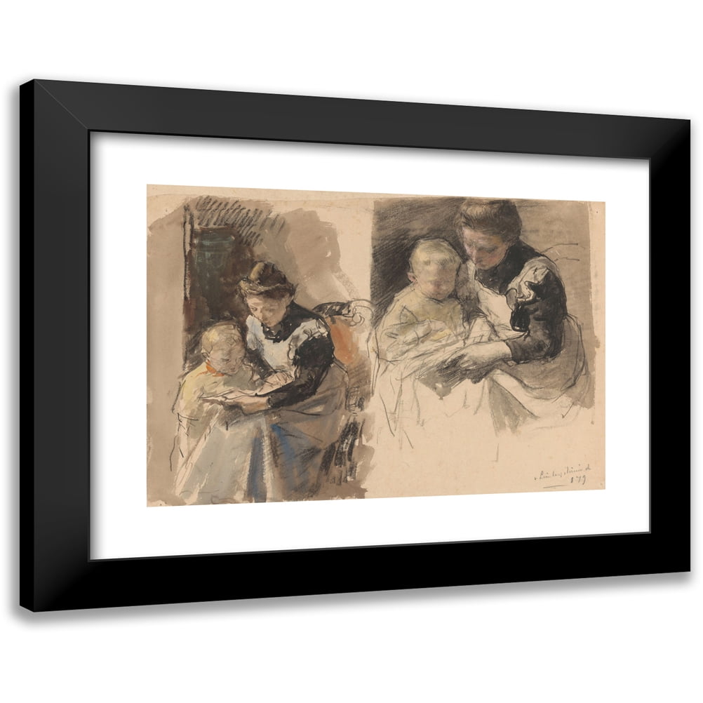 Johan Antonie de Jonge 14x11 Black Modern Framed Museum Art Print ...