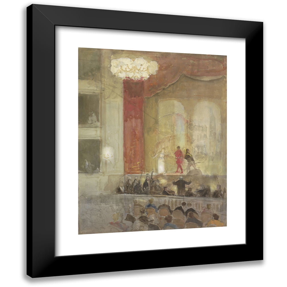 Johan Antonie de Jonge 20x24 Black Modern Framed Museum Art Print ...