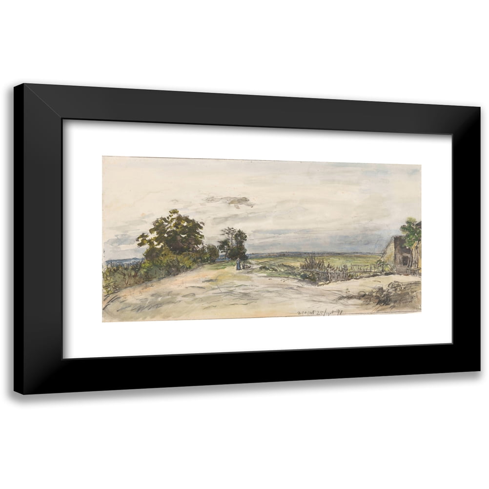 Johan Antonie de Jonge 24x14 Black Modern Framed Museum Art Print ...