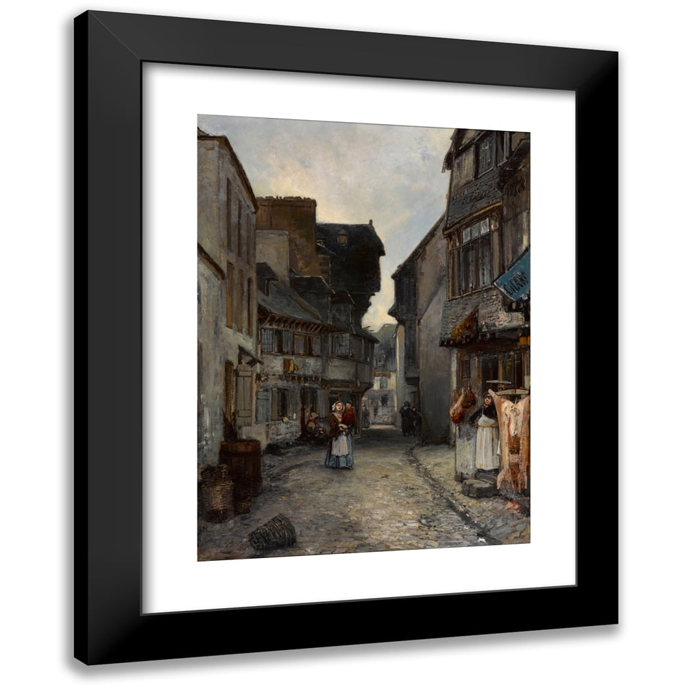 Johan Barthold Jongkind 19x24 Black Modern Framed Museum Art Print ...
