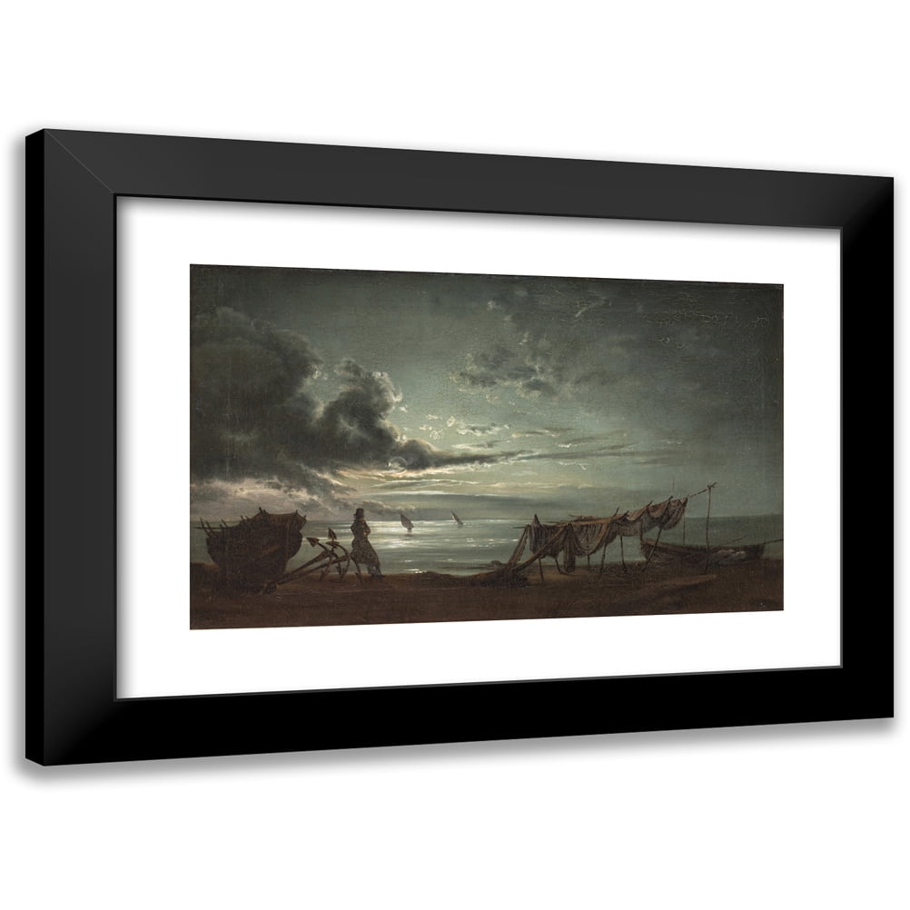 Johan Christian Dahl 14x11 Black Modern Framed Museum Art Print Titled ...
