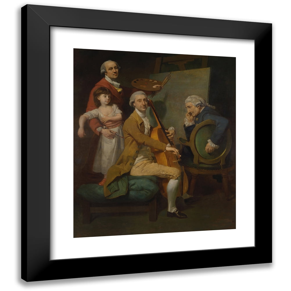 Johan Joseph Zoffany 15x17 Black Modern Framed Museum Art Print Titled ...