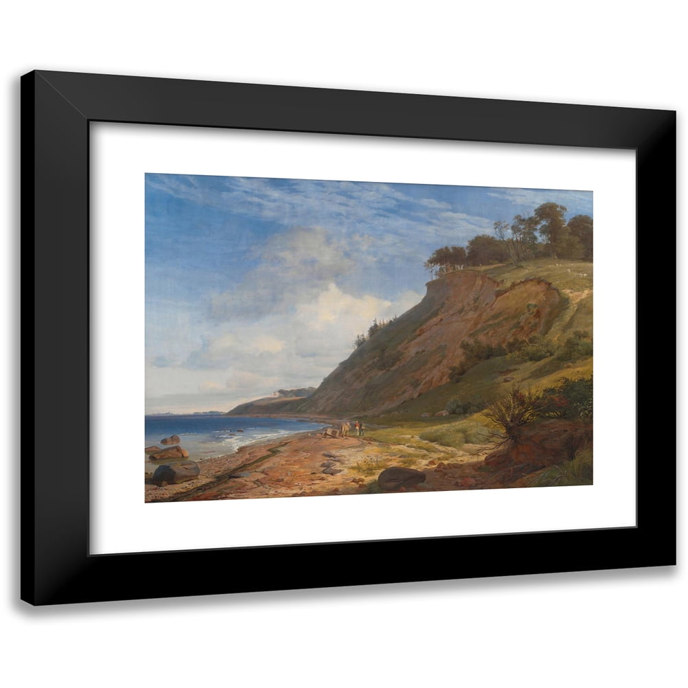 Johan Thomas Lundbye 14x11 Black Modern Framed Museum Art Print Titled ...