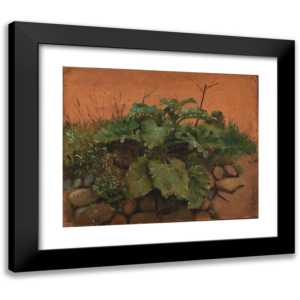 Johan Thomas Lundbye 14x12 Black Modern Framed Museum Art Print Titled ...