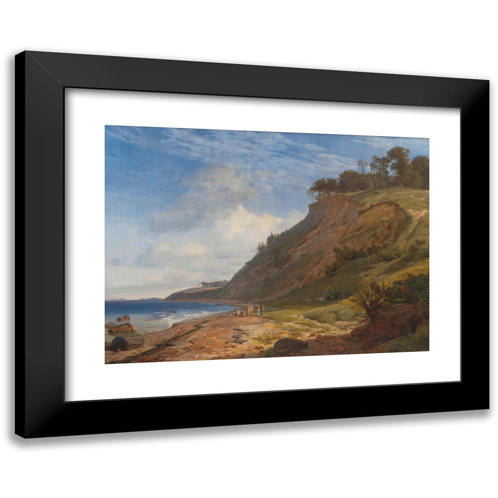 Johan Thomas Lundbye 24x19 Black Modern Framed Museum Art Print Titled ...