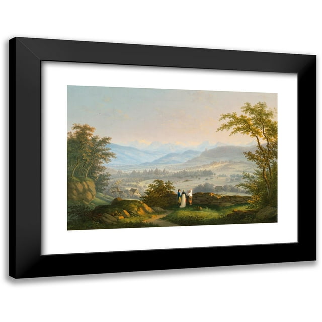 Johann Caspar Rahn 18x14 Black Modern Framed Museum Art Print Titled ...