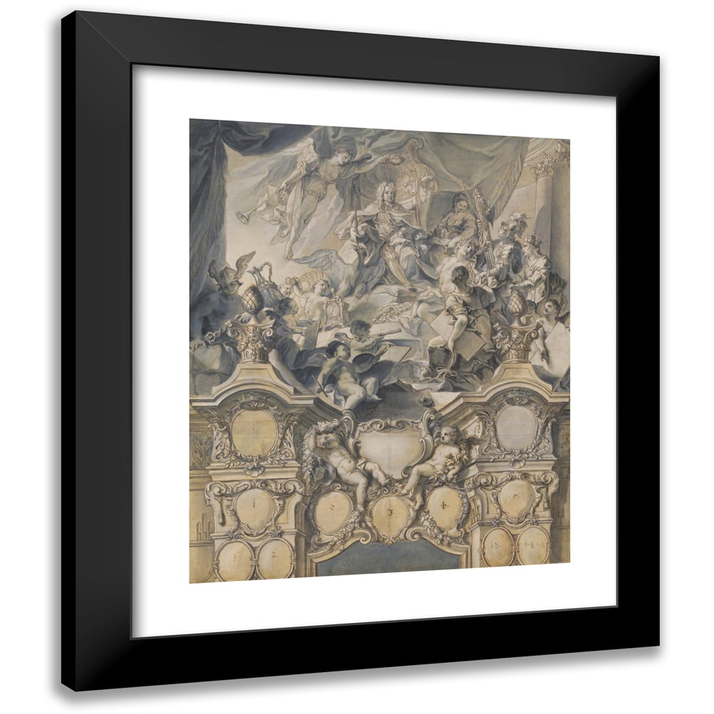 Johann Evangelist Holzer 12x14 Black Modern Framed Museum Art Print ...
