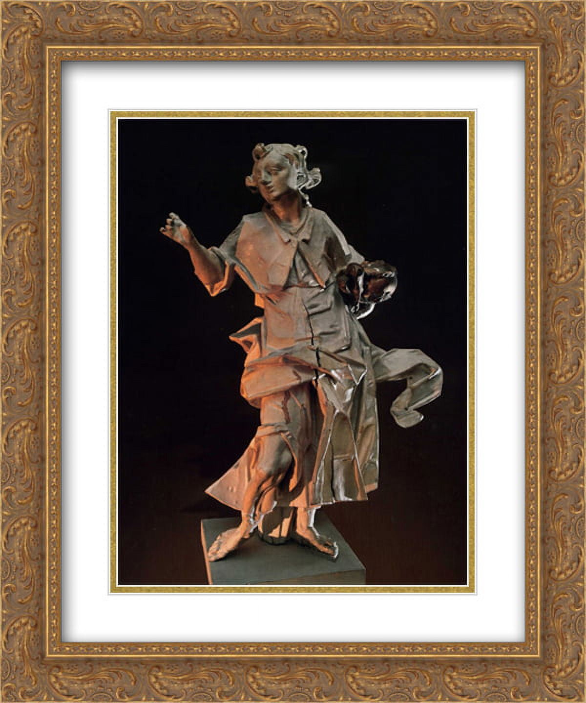 Johann Georg Pinzel 2x Matted 20x24 Gold Ornate Framed Art Print 'Saint ...