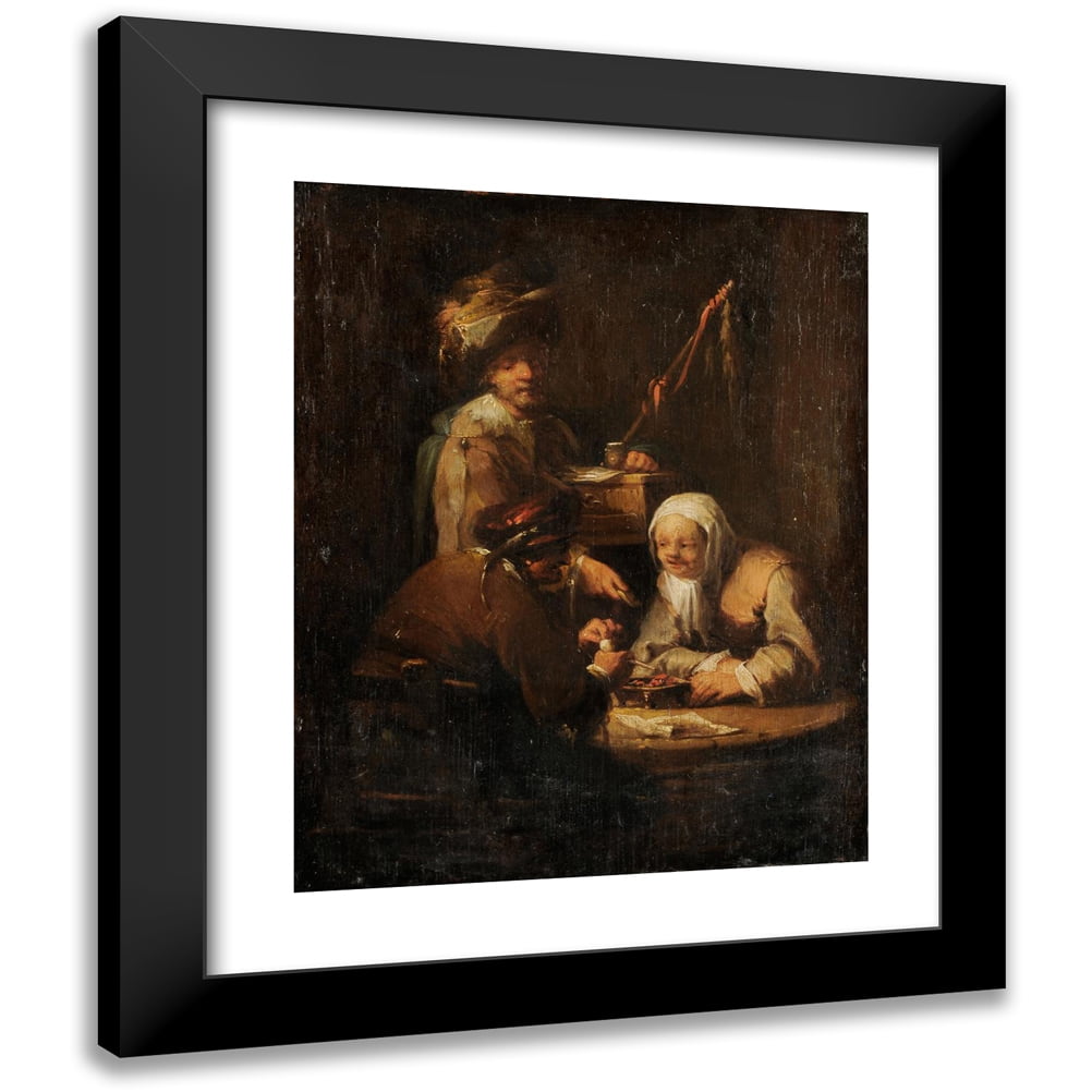 Johann Georg Trautmann 15x18 Black Modern Framed Museum Art Print ...