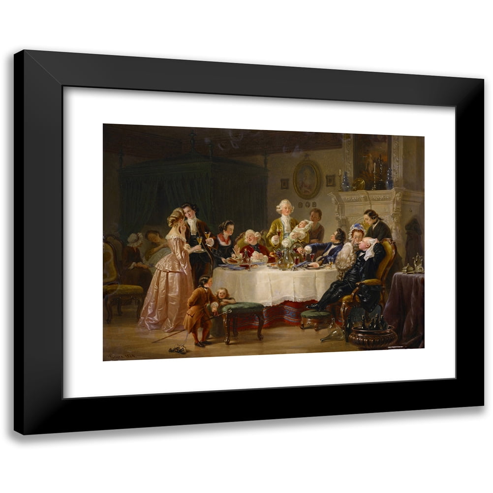 Johann Geyer 18x14 Black Modern Framed Museum Art Print Titled ...