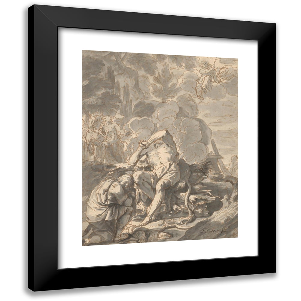 Johann Heinrich Keller 15x18 Black Modern Framed Museum Art Print ...