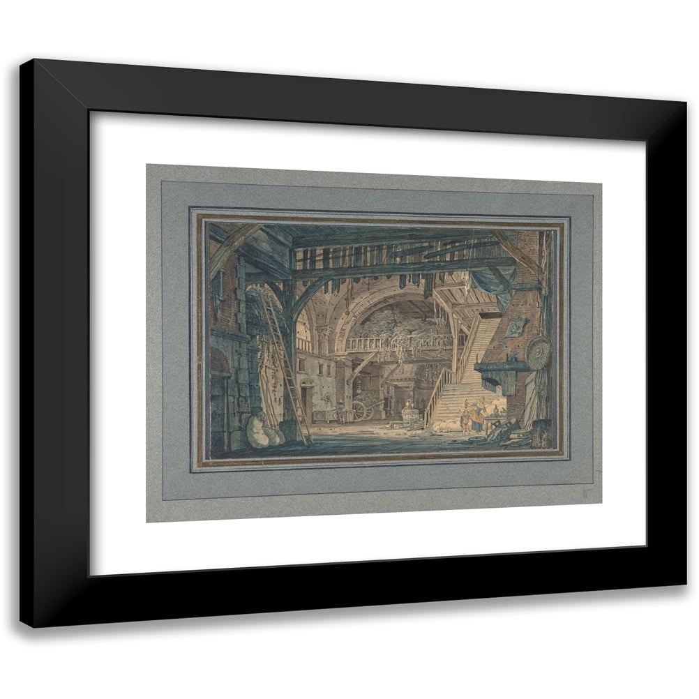 Johann Heinrich Ramberg 24x20 Black Modern Framed Museum Art Print ...