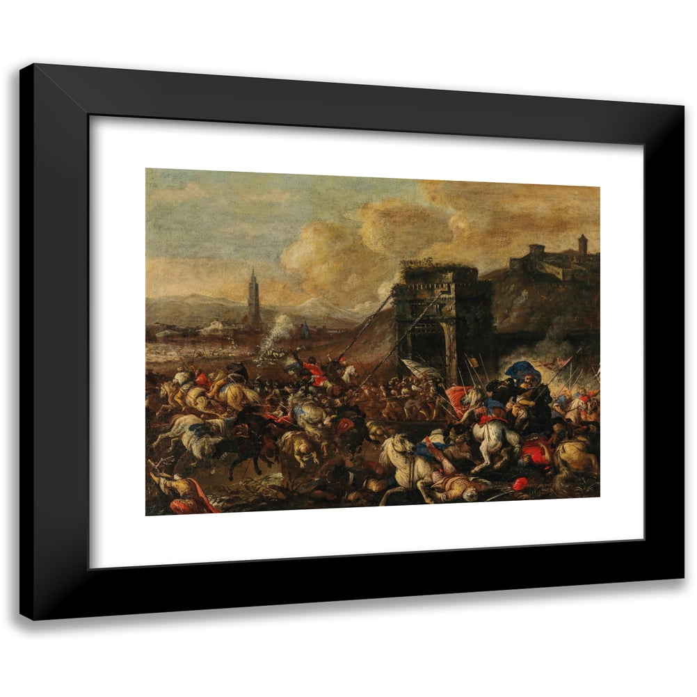 Johann Heinrich Roos 18x15 Black Modern Framed Museum Art Print Titled ...