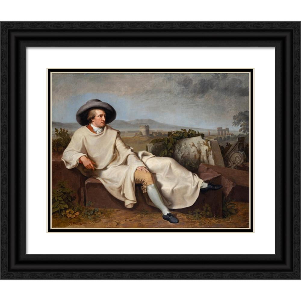 Johann Heinrich Wilhelm Tischbein 14x12 Black Ornate Wood Framed Double ...