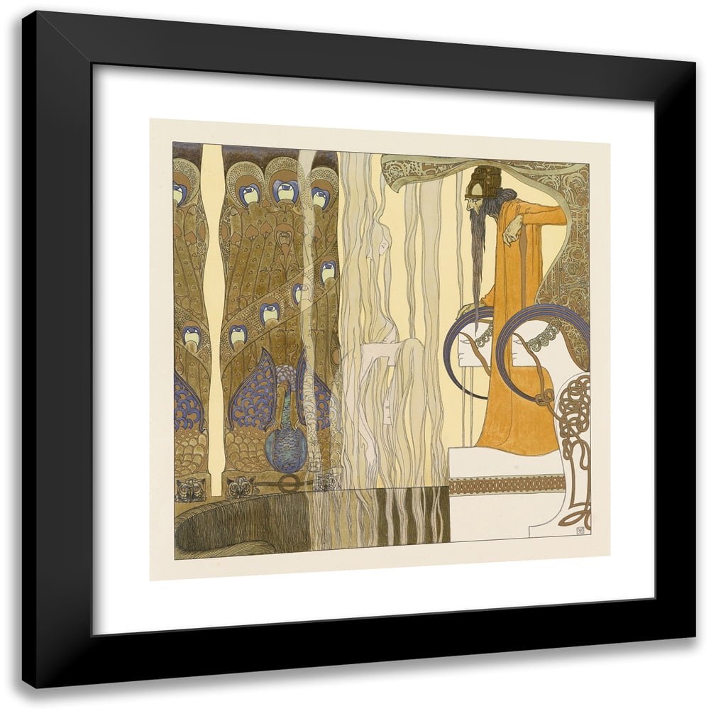 Johann Karl August Musäus 15x15 Black Modern Framed Museum Art Print ...