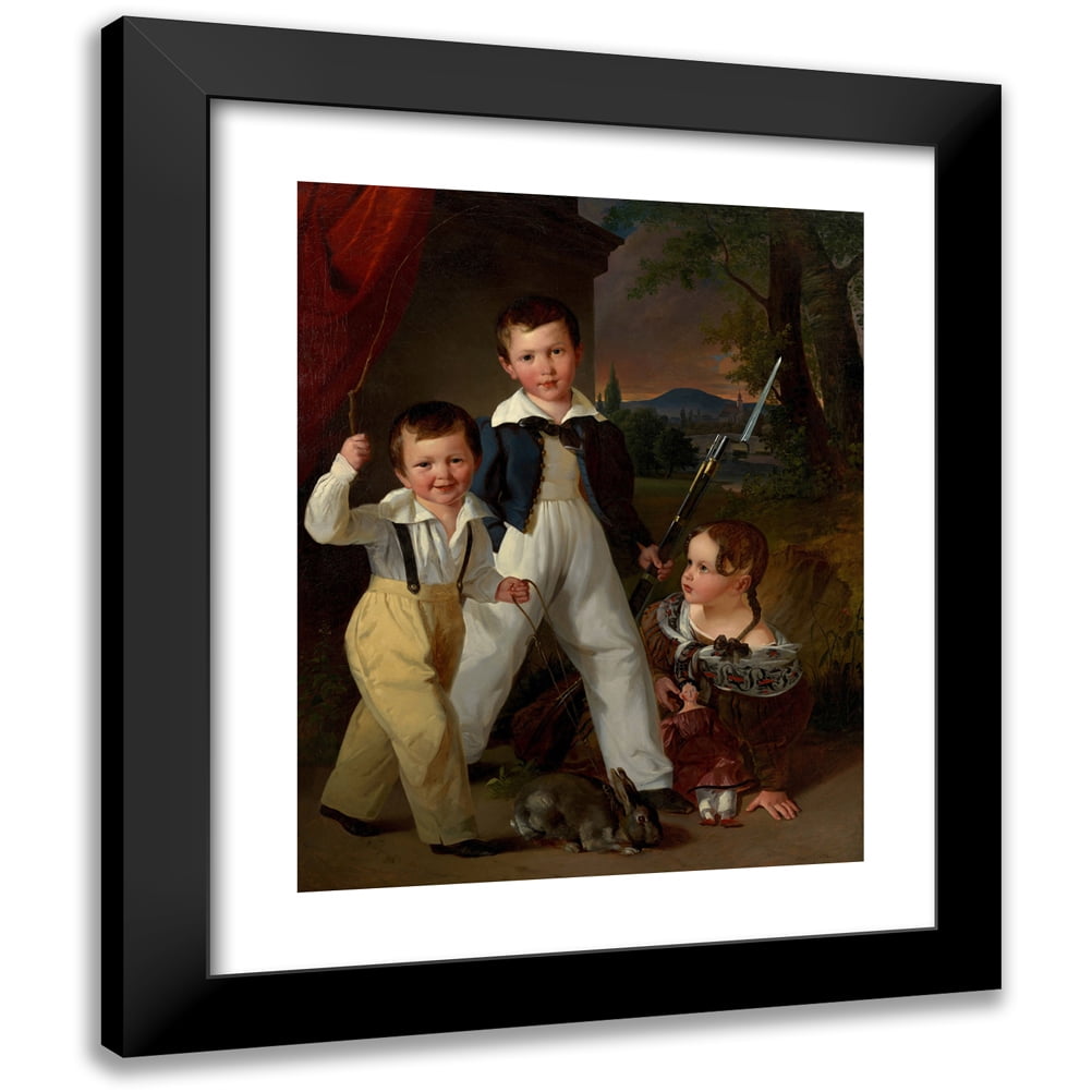 Johann Matthias Ranftl 12x14 Black Modern Framed Museum Art Print ...
