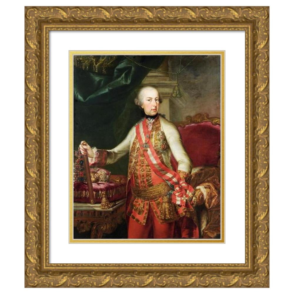 Johann Nikolaus Grooth 20x24 Gold Ornate Framed and Double Matted ...