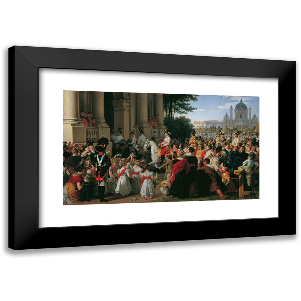 Johann Peter Krafft 14x10 Black Modern Framed Museum Art Print Titled ...