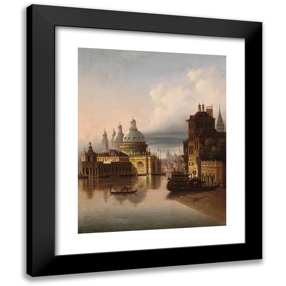 Johann Wilhelm Jankowsky 12x14 Black Modern Framed Museum Art Print ...