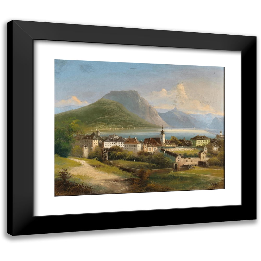 Johann Wilhelm Jankowsky 14x12 Black Modern Framed Museum Art Print ...