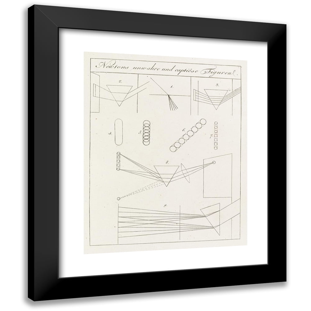 Johann Wolfgang Von Goethe 12x14 Black Modern Framed Museum Art Print ...