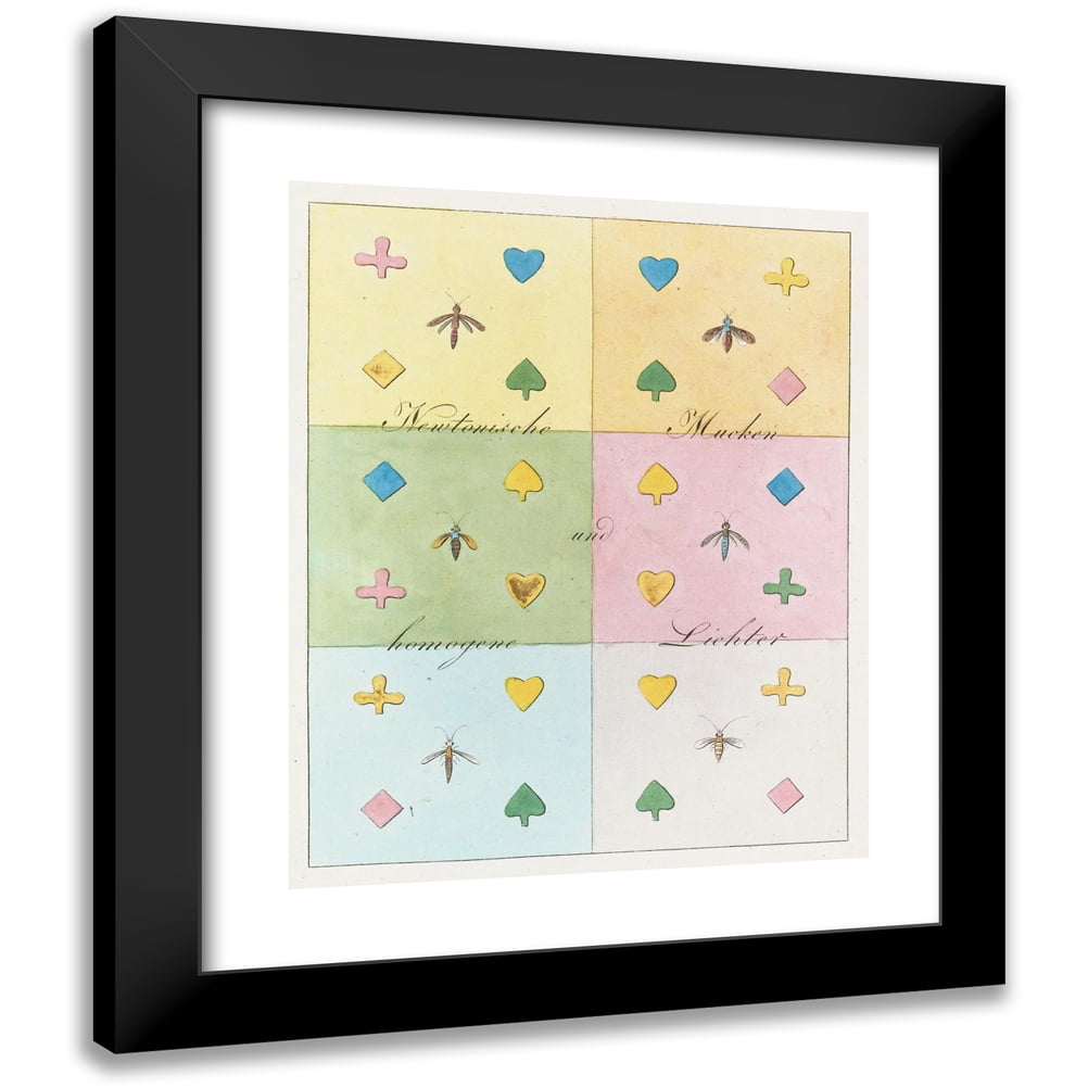 Johann Wolfgang Von Goethe 12x14 Black Modern Framed Museum Art Print ...