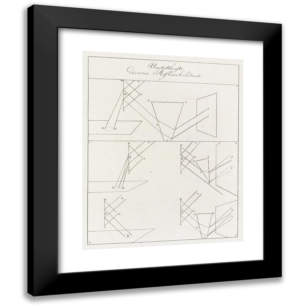 Johann Wolfgang Von Goethe 15x18 Black Modern Framed Museum Art Print ...