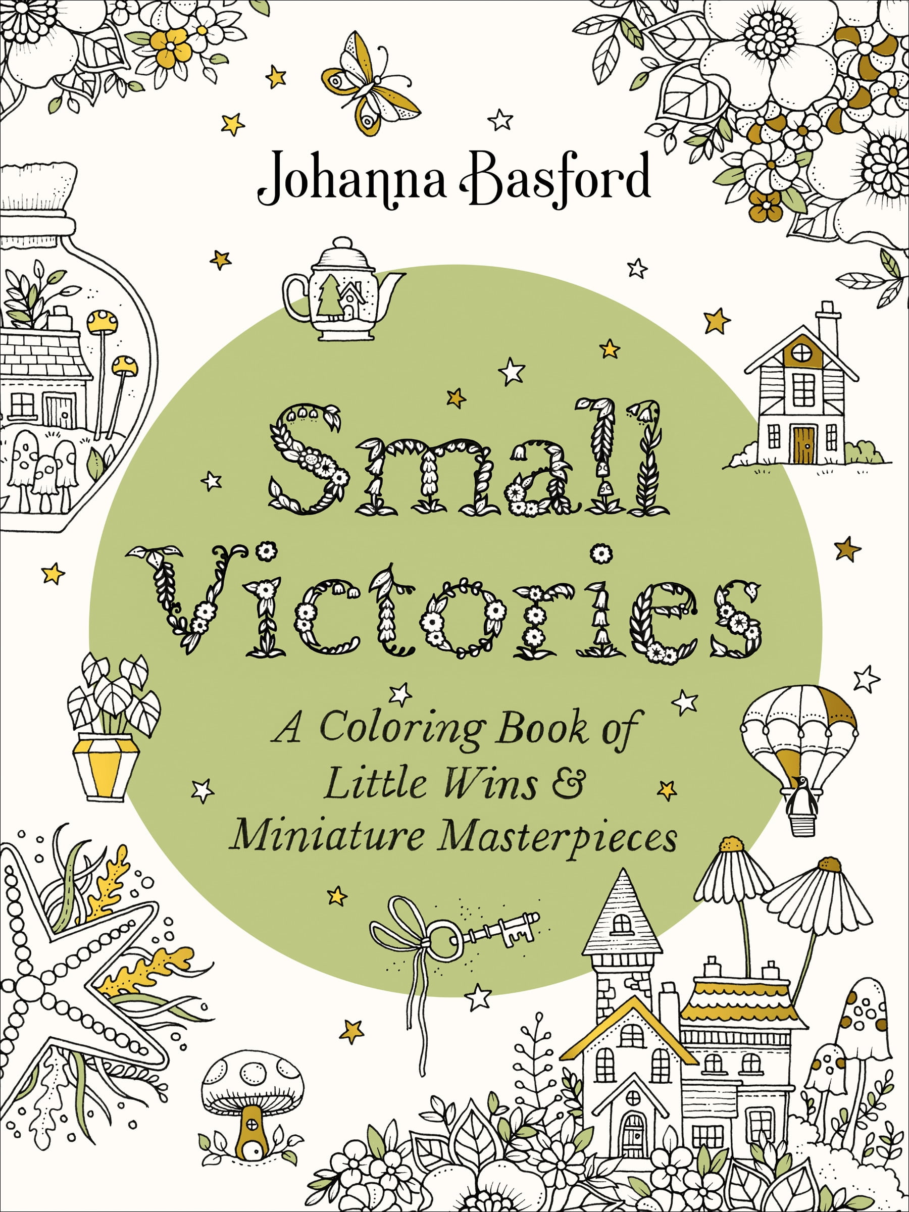 Johanna Basford, Small Victories Coloring Book, 80 pages - Walmart.com