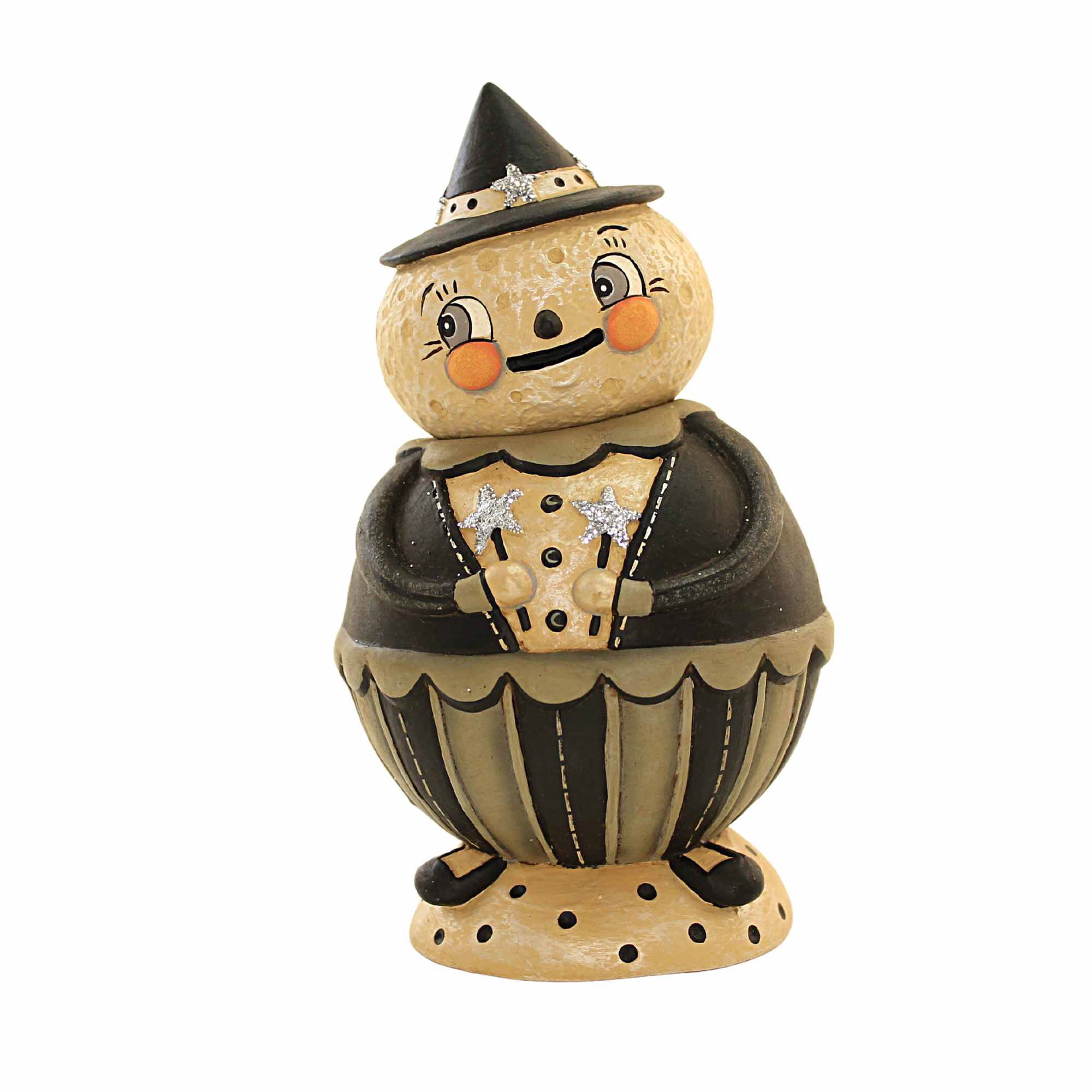 Johanna Parker Leo Illumoono Spooks Jar - One Lidded Figurine 6.25 Inch, Polyresin - Halloween ...