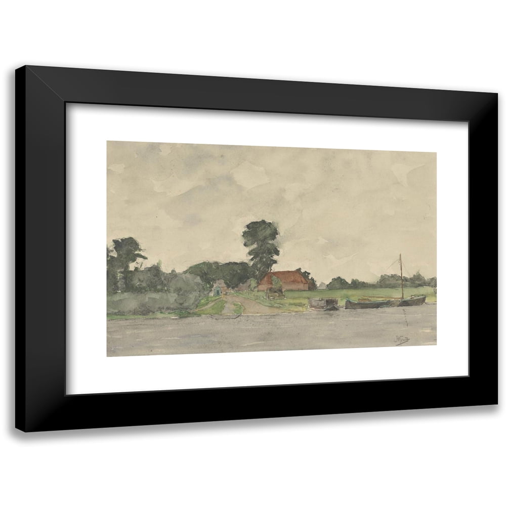 Johannes Abraham Mondt 14x11 Black Modern Framed Museum Art Print ...