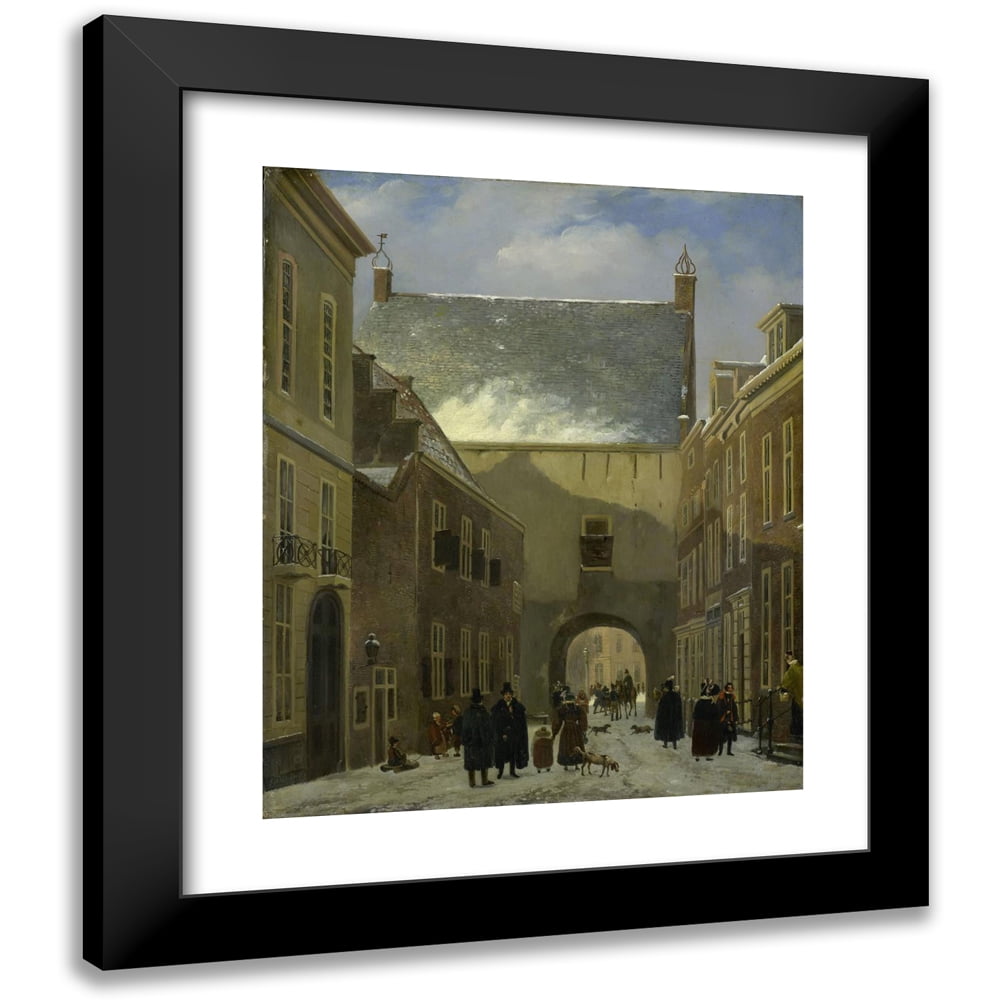 Johannes Adrianus van der Drift 15x18 Black Modern Framed Museum Art ...