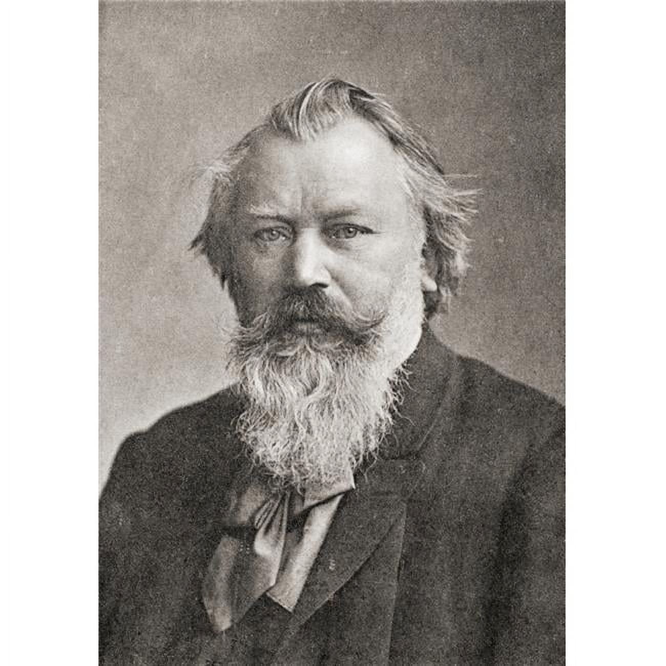 Johannes Brahms 1833 Poster Print - 13 x 18 - Walmart.com