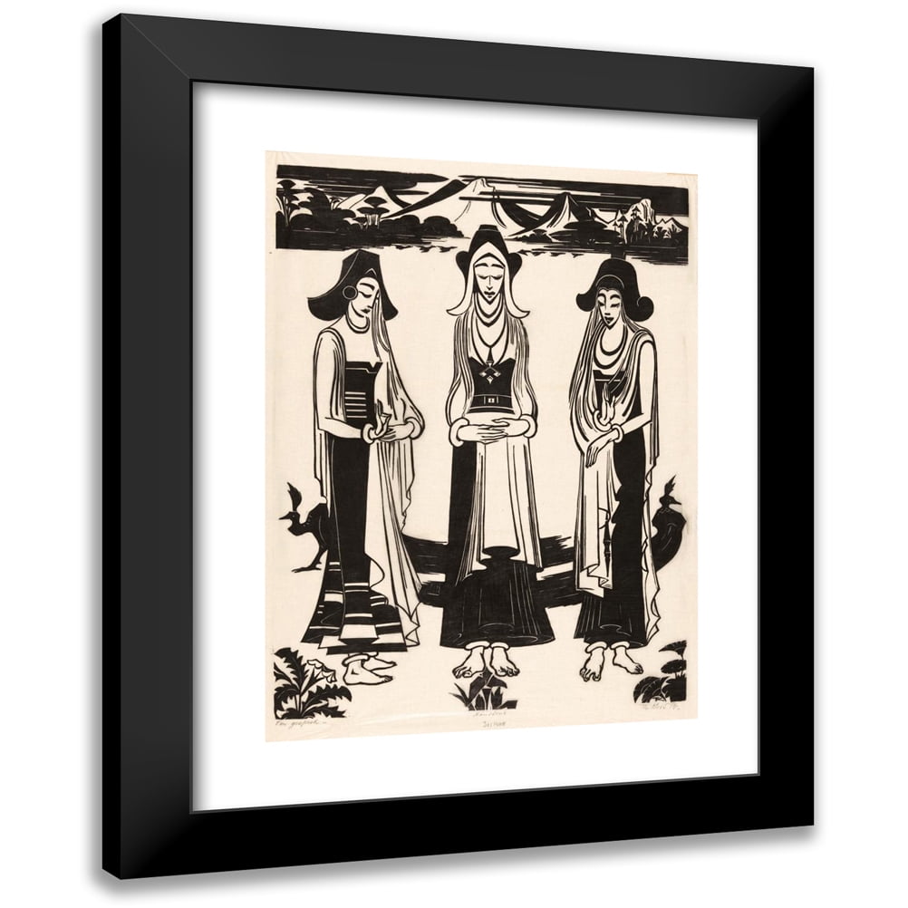 Johannes Frederik Engelbert ten Klooster 11x14 Black Modern Framed ...