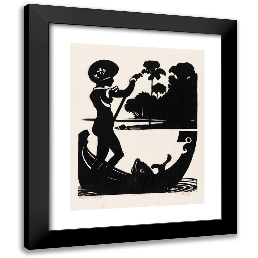 Johannes Frederik Engelbert ten Klooster 12x14 Black Modern Framed ...